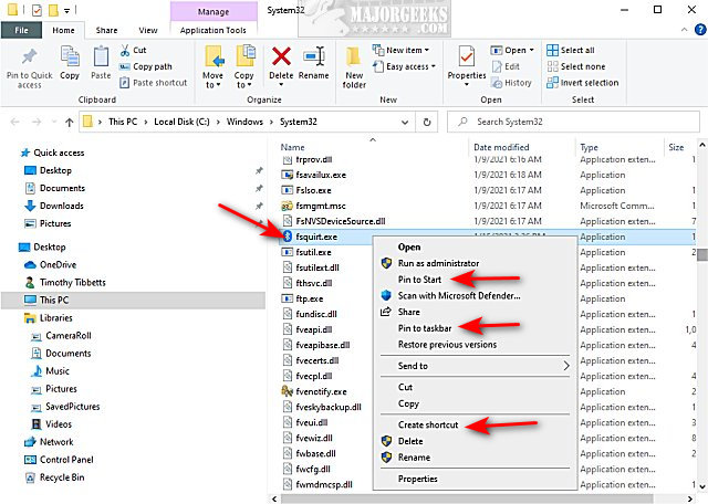 If You Choose Create Shortcut You Will Be Prompted That A Shortcut Can t Be Created And Asked 